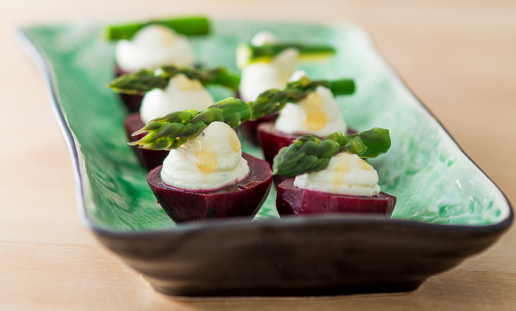 Rödbetor med getost & tryffel