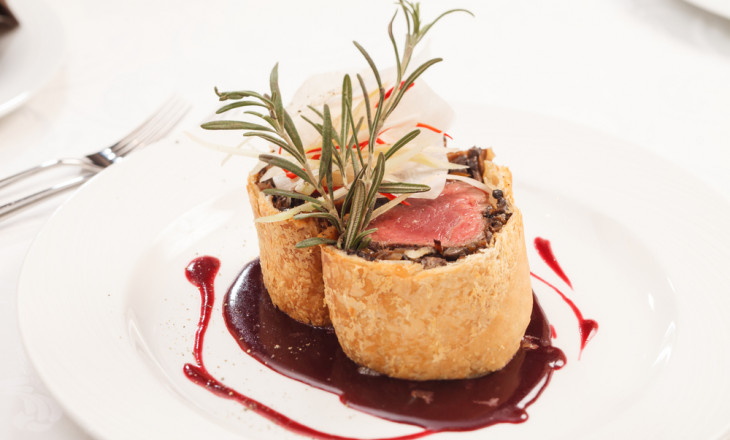 Oxfilé Wellington med madeirasås